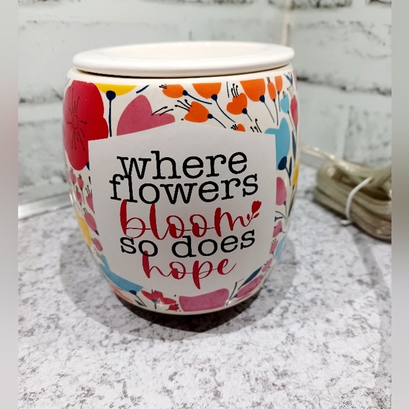 Pink Zebra | Accents | Where Flowers Bloom So Does Hope Simmer Pot Wax ...